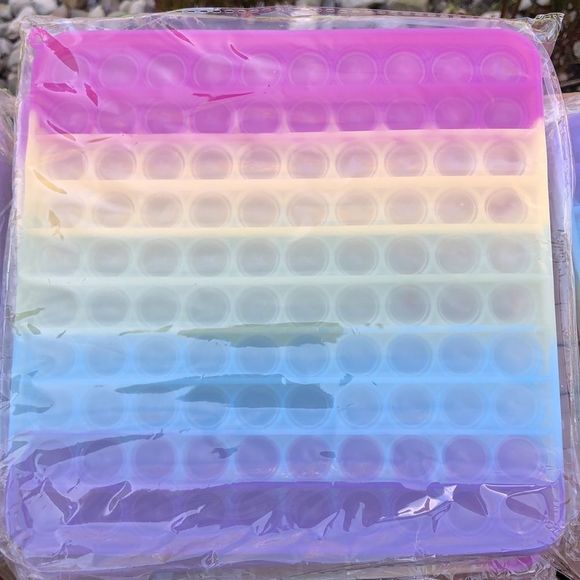 rainbow fidget | Toys | Jumbo 8x8 Rainbow In Sunlight Fidgets | Poshmark